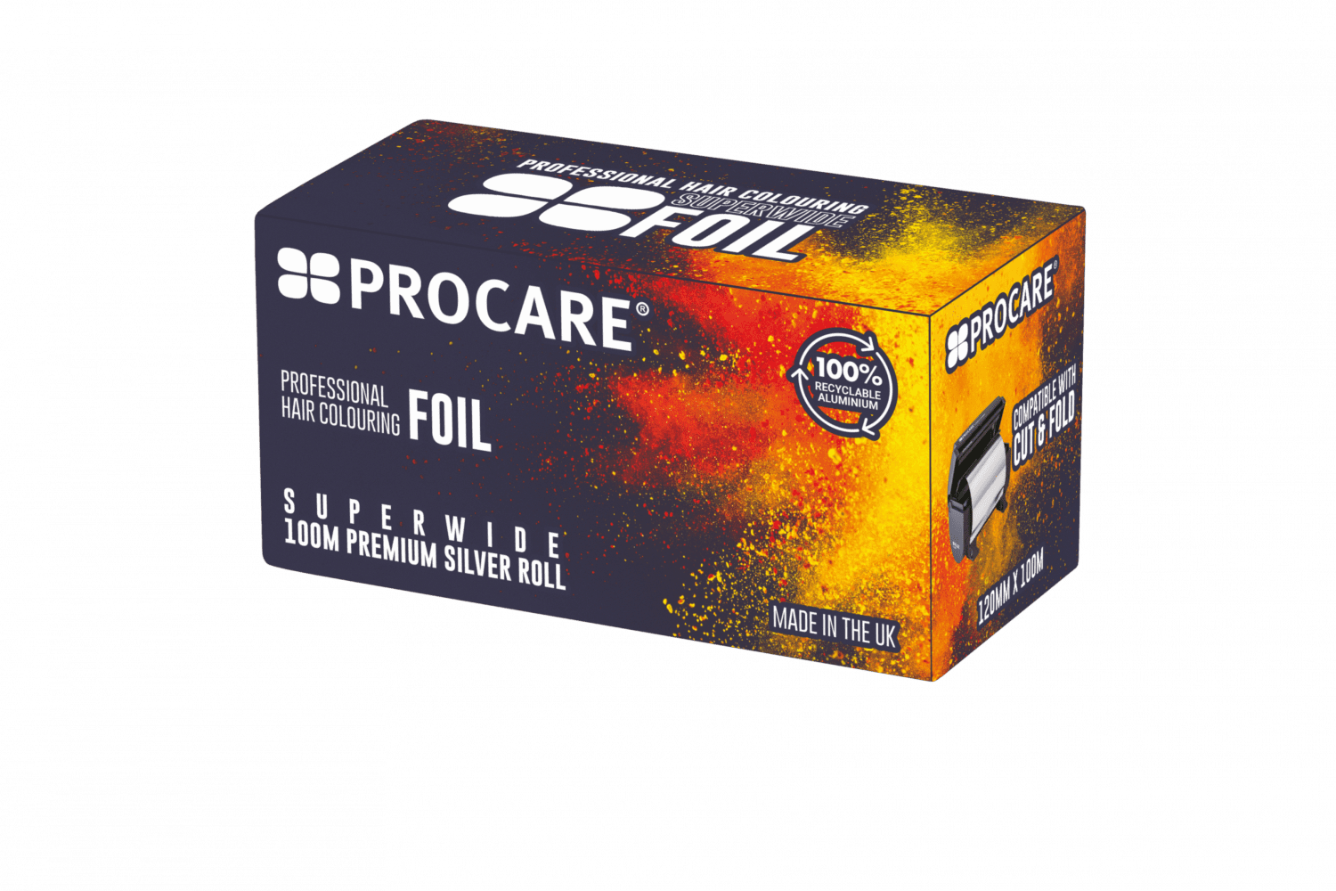 Premium Superwide Hair Foil 120mm x 100m | Procare
