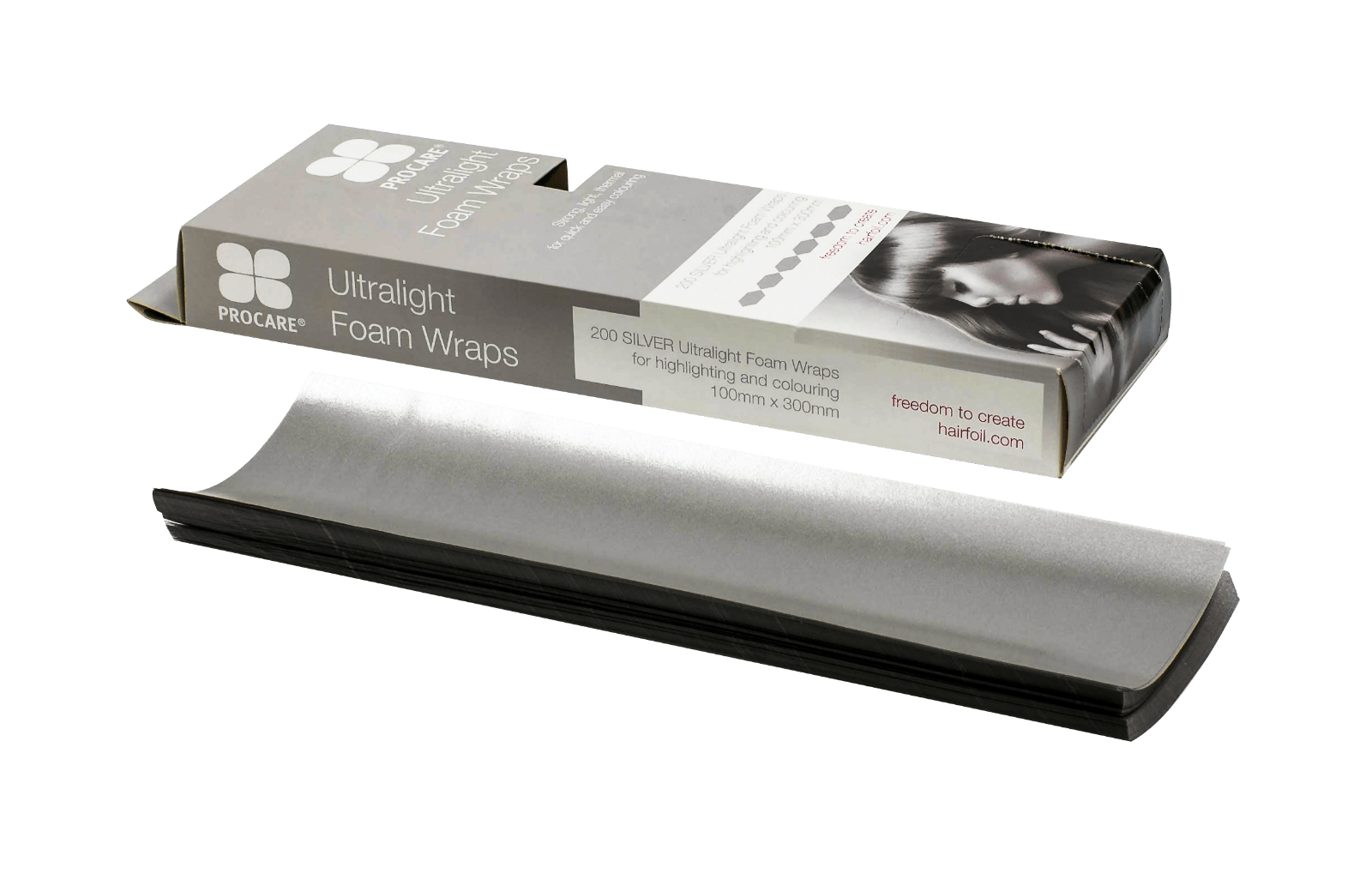 Ultralight Silver Foam Wraps 100mm x 300mm | Procare