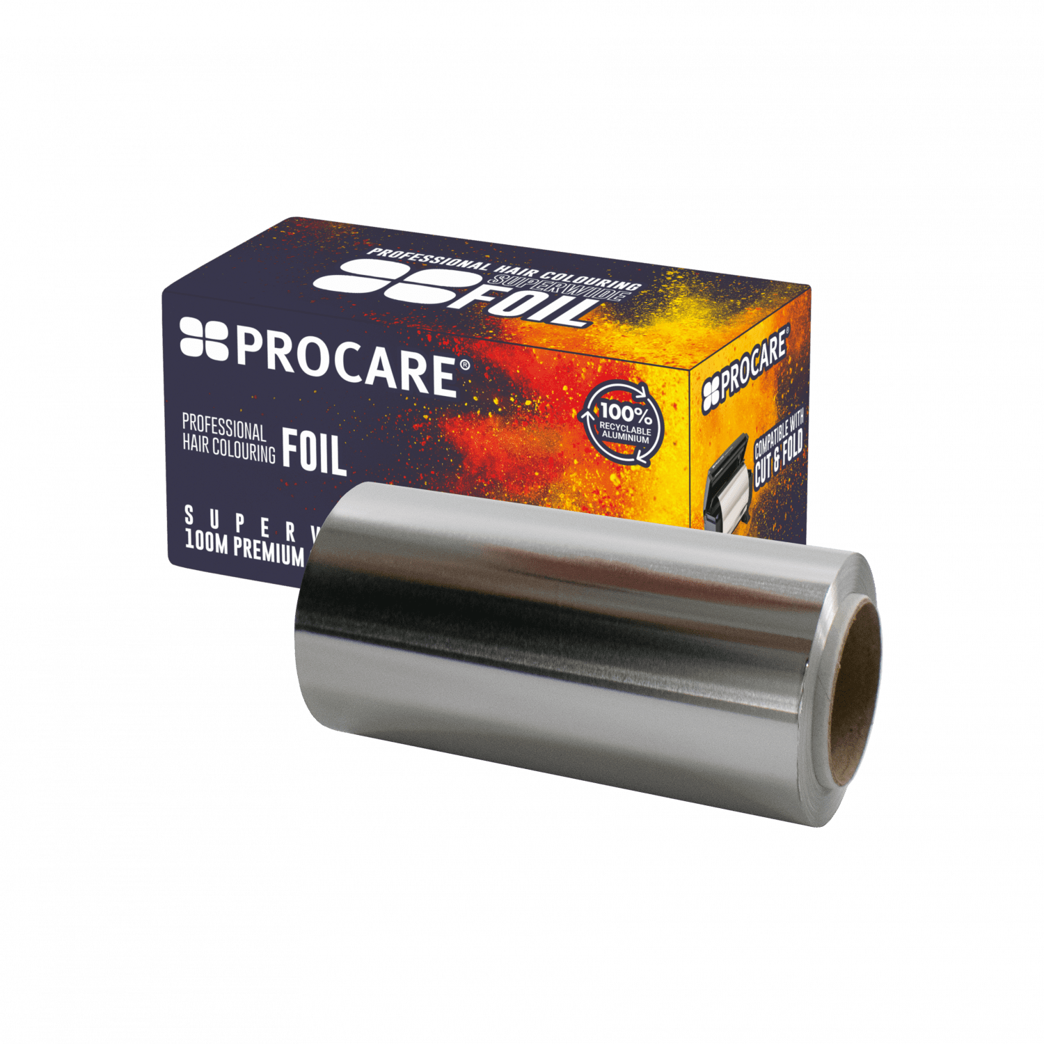 Premium Superwide Hair Foil 120mm x 100m | Procare